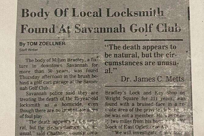 True Crime of Savannah Tour - The Practical Aspects and Value