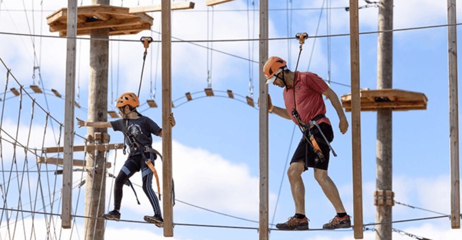 Tyroparc: La Cité des Bois Obstacle Course in Laurentians - What’s Included & Equipment