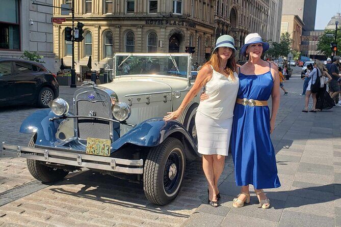 Vintage 1930 convertible! Old Montreal Tour-Private Guide -70 min - Frequently Asked Questions