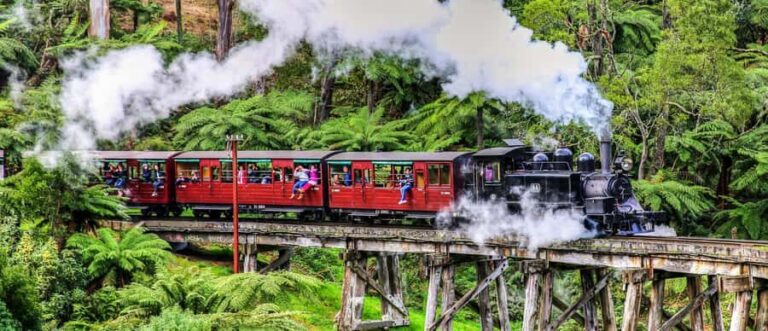 Melbourne: Puffing Billy & Healesville Sanctuary Scenic Tour - Transportation, Timing, and Group Size