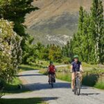 Queenstown Guided E-bike Wine Tour - A Historic Pause at Kawarau Suspension Bridge