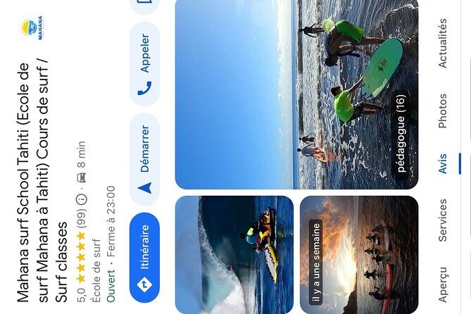 SURF TAHITI Bites & Waves Surf experience with every bite - The Itinerary: What to Expect