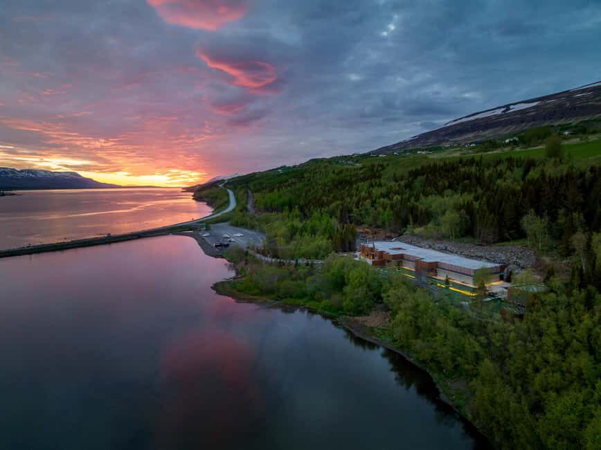 Akureyri: Admission to Forest Lagoon with Towel and Drink - Pools, Sauna, and Cold Plunge
