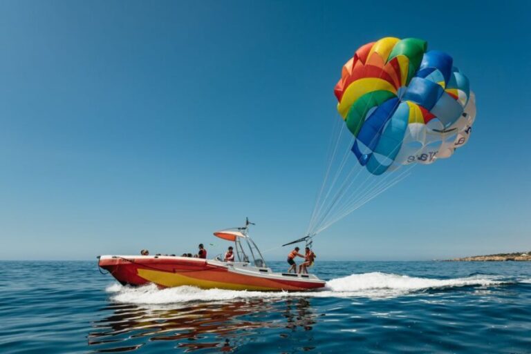 Albufeira: Parasailing Boat Trip - Key Points