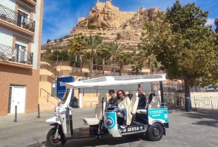 Alicante Tuk Tuk Overview Tour - Detailed Breakdown of the Itinerary