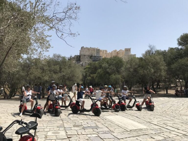 Athens: Award-Winning Acropolis Guided e-Scooter Tour - The Itinerary in Detail