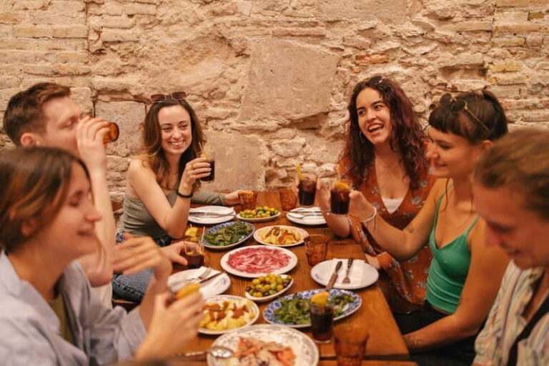 Barcelona: Food Walking Tour with Tapas and Wine - Breakdown of the Itinerary