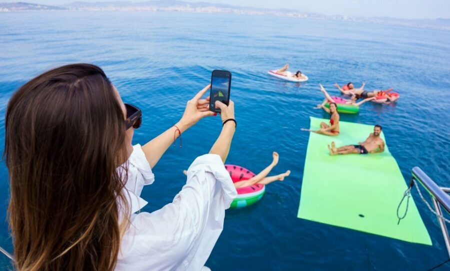 Barcelona: Sunset or Day Catamaran Cruise with Tapa & Drink - The Food & Drinks