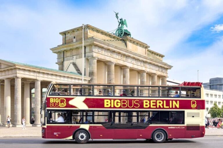 Berlin: Big Bus Hop-On Hop-Off Sightseeing Tour & Currywurst - The Itinerary and Stops