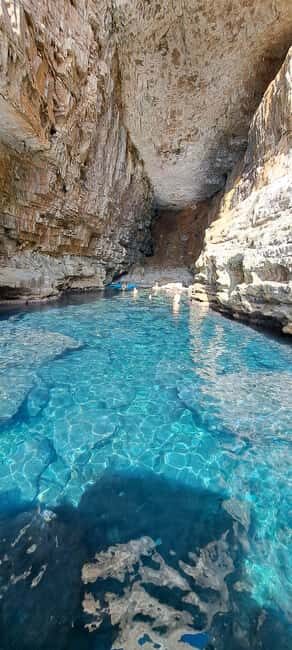 Blue Cave-Green caves-Lopud Sandy beach - tour with drink - The Blue Cave on Kolocep Island