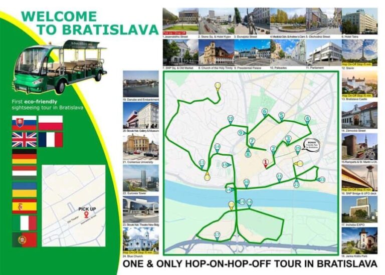 Bratislava: Hop-On Hop-Off Full Day+River Cruise & UFO tower - The Experience: From the Guides to the Comfort