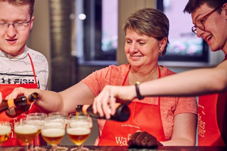 Brussels: Belgian Waffle Making Workshop with Beer Tasting - Why This Tour Is Worth It