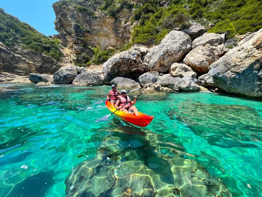 Cala Granadella: Cala en Caló Sea Cave Snorkel & Kayak Tour - What to Expect from the Cala Granadella Kayak Tour