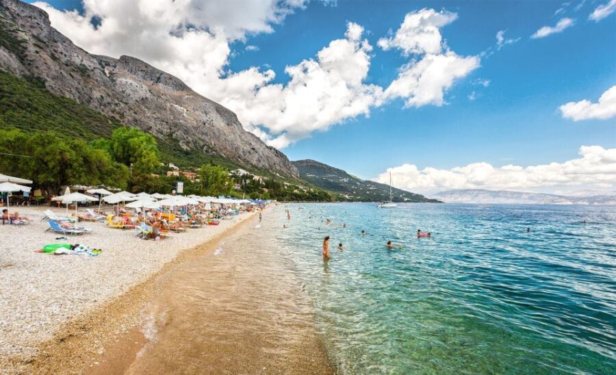 Corfu: Shore & Shared Tour  Kassiopi & Canal dAmour - Transportation & Group Size