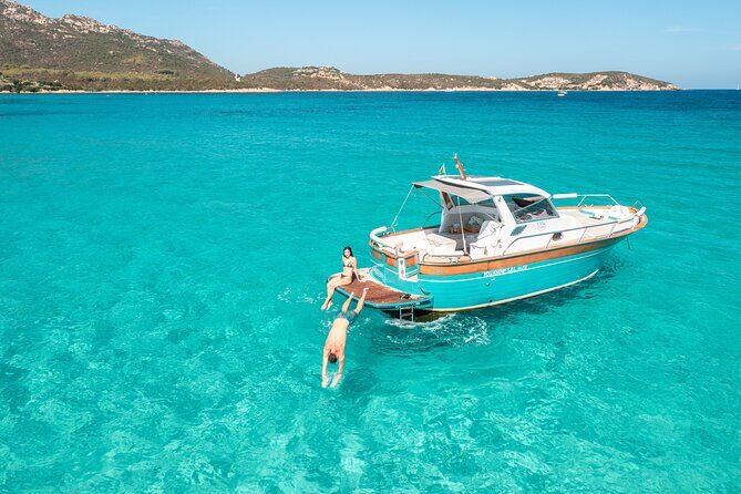 Costa Smeralda Boat Tour by Hybrid Boat with Swim Stops &Aperitif - The Return and Aperitif