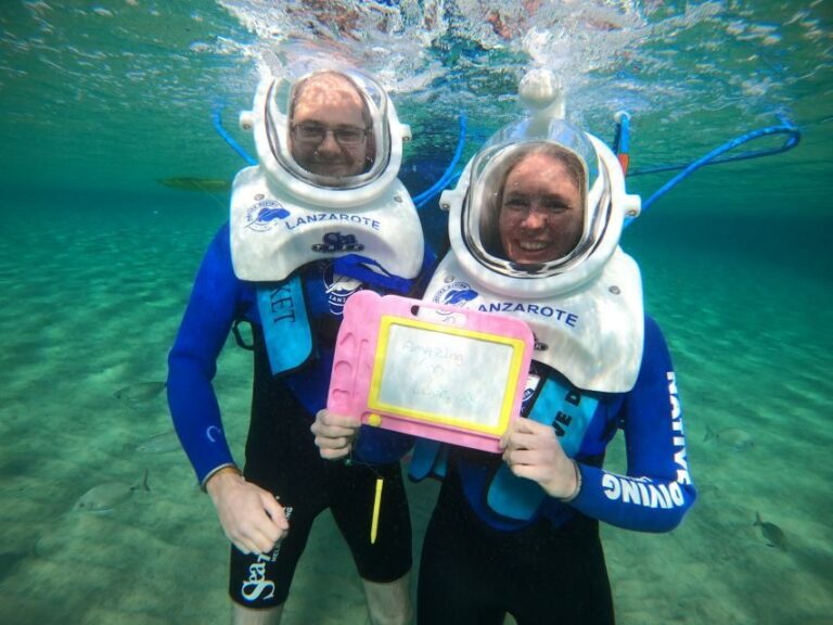 Costa Teguise : Underwater Sea Trek Experience - The Marine Environment and Visibility