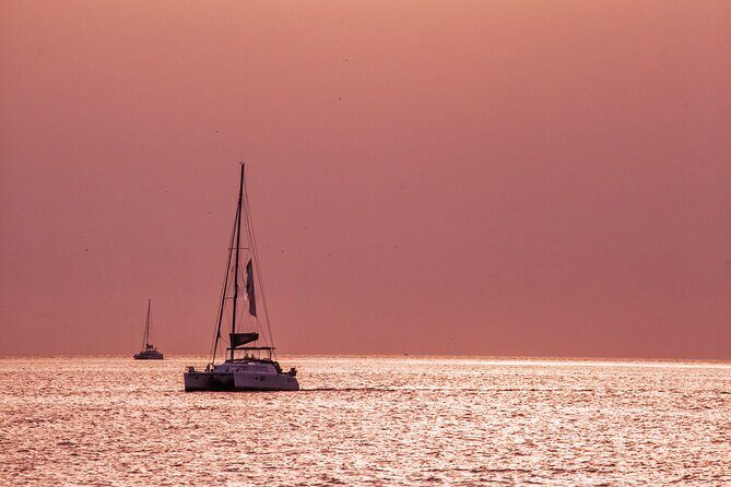 Deluxe Santorini Sailing with BBQ and Drinks Shared Tour - Food and Drinks