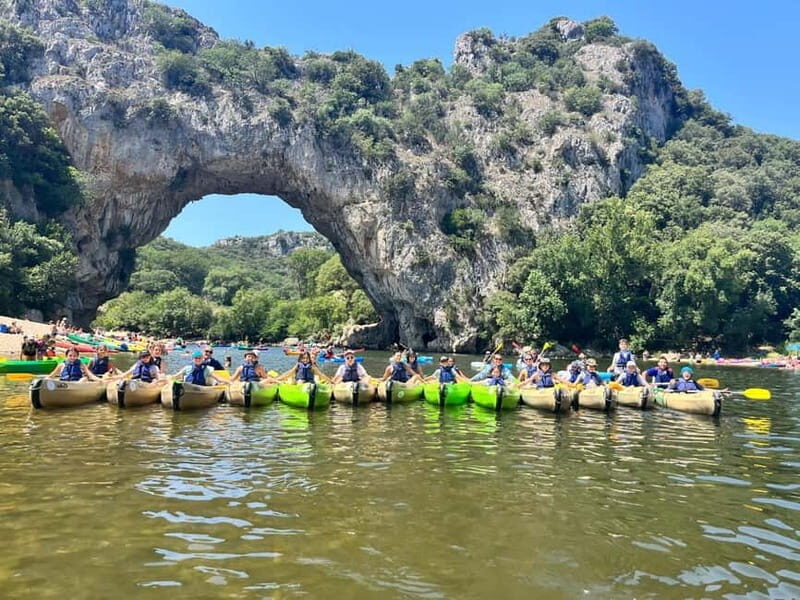 Family Canoe/Kayak Trip on the Ardèche: 3 hours - about 12 km - The Value of All-Inclusive Pricing