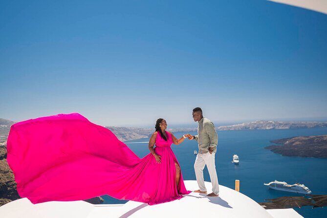 Flying Dress Photoshoot in Santorini - Why This Photoshoot Offers Great Value
