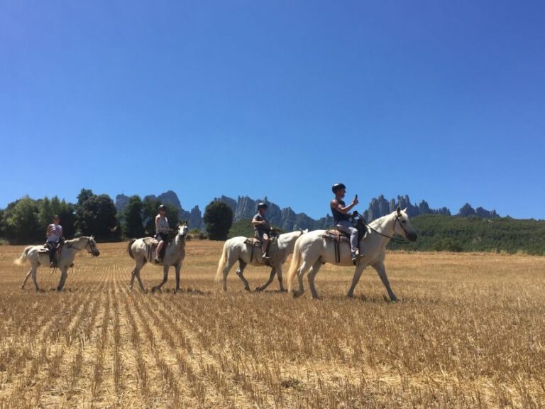From Barcelona: Horseback Tour in Montserrat National Park - The Horseback Riding Adventure