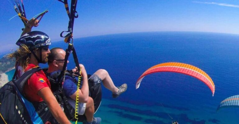 From City of Side: Alanya Tandem Paragliding w/ Beach Visit - The Itinerary and Experience