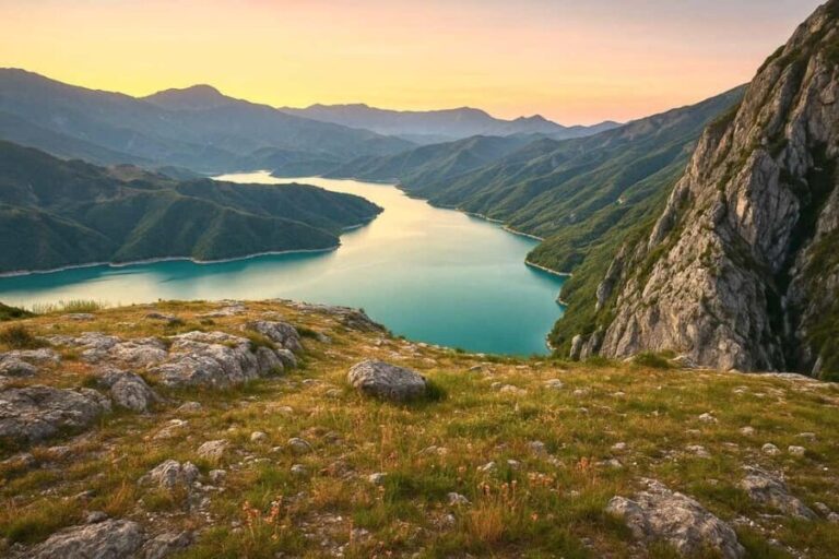 From Durres/Tirana: Sunset Tour at Bovilla Lake by 4x4Suv - Key Points