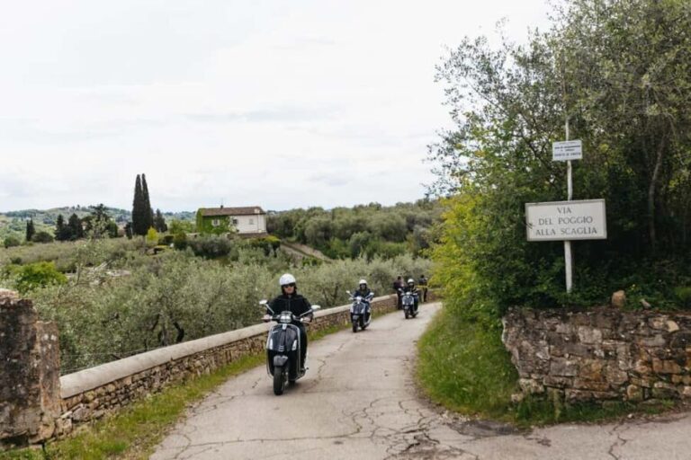 From Florence: Tuscan Countryside Vespa Tour with Tastings - The Highlight: Tasting in the Tuscan Countryside