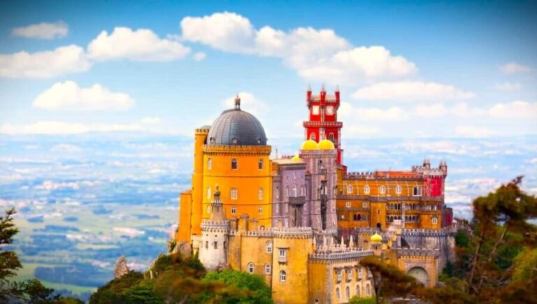 From Lisbon: Sintra, Pena, Regaleira, Coast Roca & Cascais - Pena Palace: A Fairy Tale Fortress on a Hilltop