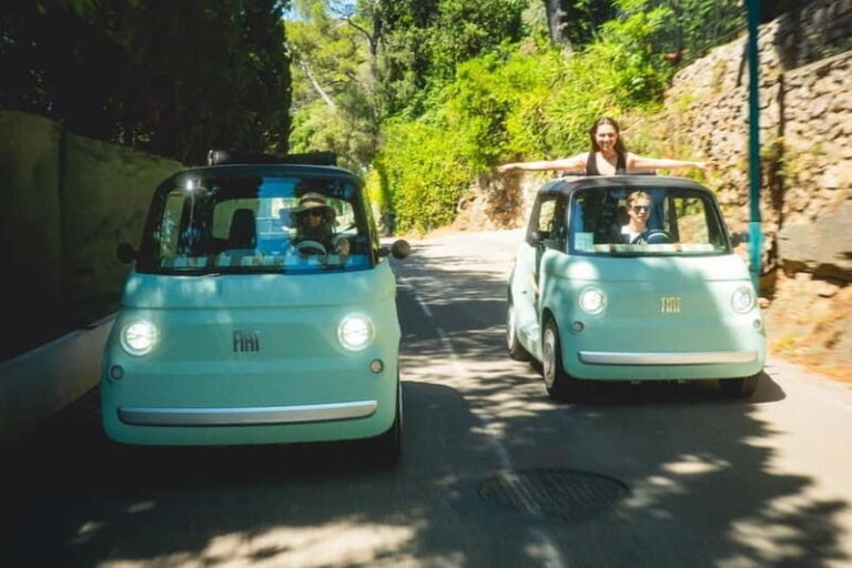 From Nice: Follow a guide in an electric car on the French Riviera! - A Breakdown of the Itinerary