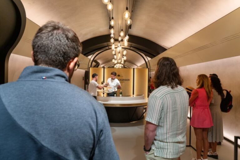 From Paris: Day Trip to Champagne with 8 Tastings & Lunch - First Stop: A Major Champagne House