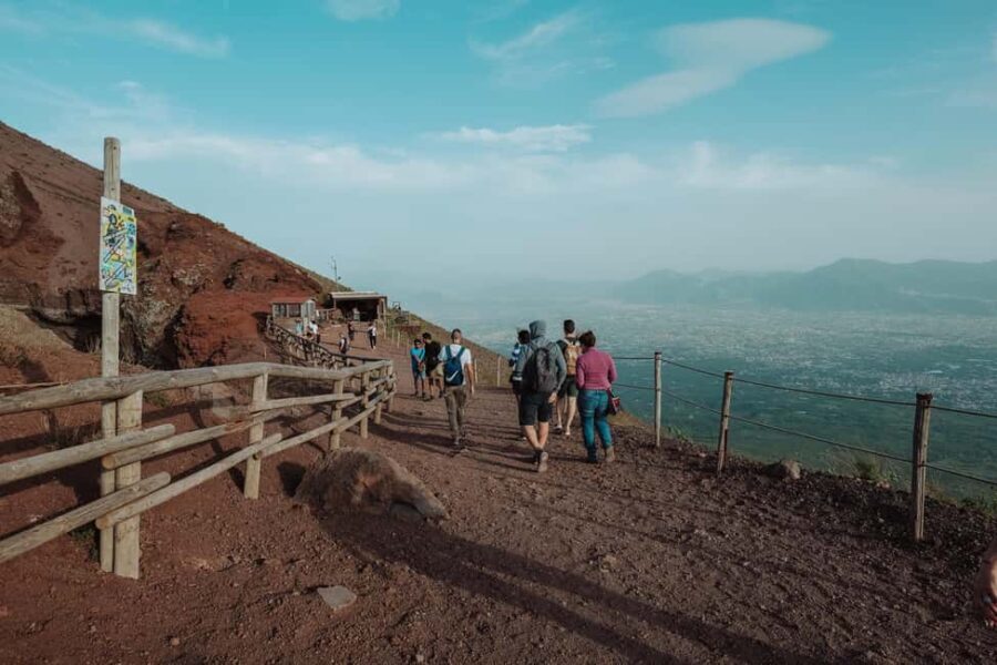 From Pompeii: Mount Vesuvius Guided Tour with Transfer - Transportation and Group Size