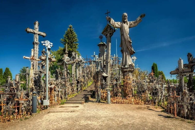 From Riga: Hill of Crosses and Jelgava Gems Tour - Transportation, Timing, and Group Size