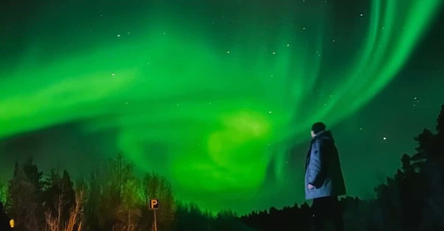 From Rovaniemi: Lapland Aurora Hunt with Barbeque - The Food and Warmth