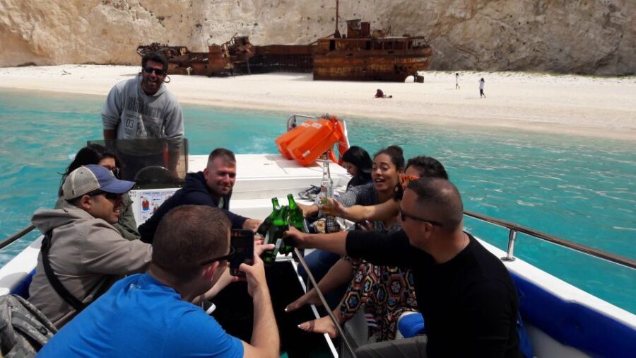 From St.Nikolaos: Boat Cruise to Navagio Beach & Blue Caves - The Itinerary: What to Expect