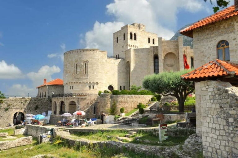 From Tirana: Kruja Castle, Old Bazaar and Sari Salltik Tour - Transportation, Timing, and Group Experience