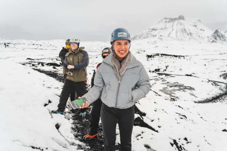 From Vik: Katla Ice Cave & Super Jeep Tour - Walking and Safety Briefing