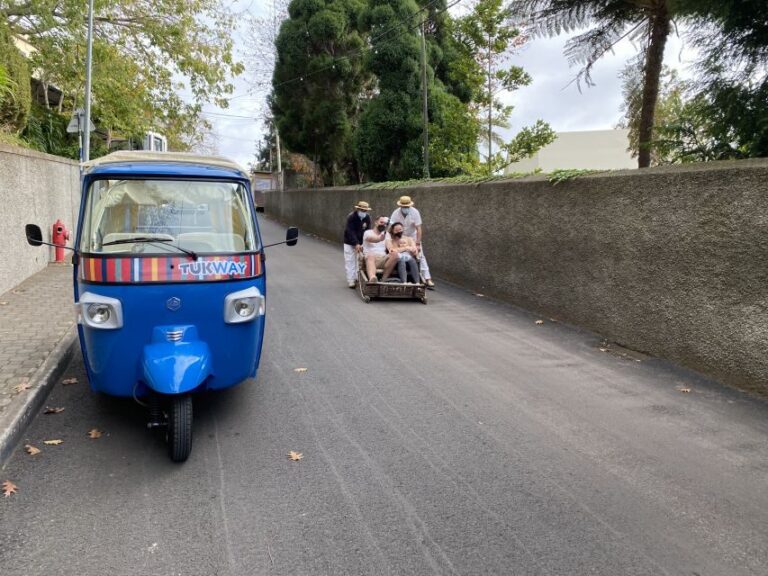 Funchal: Monte Tropical Garden & Toboggan Ride by Tuk Tuk - Monte’s Charm and the Church