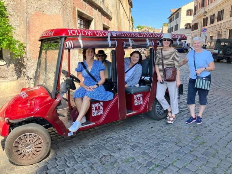 Golf Cart Tour: Highlights of Rome - The Itinerary in Detail