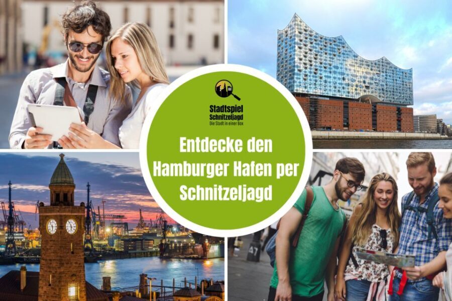 Hamburg: Scavenger Hunt Self-Guided Tour around the port - The Itinerary & Stops
