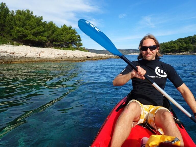 Hvar: Pakleni Islands Self-Guided Kayaking Tour - Safety and equipment