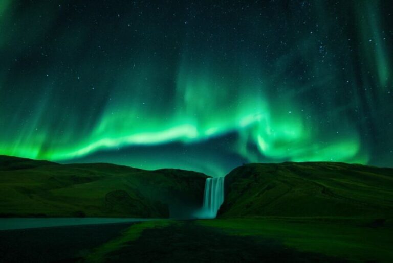 Iceland: South Coast and Northern Lights Tour - Transport, Timing, and Group Size