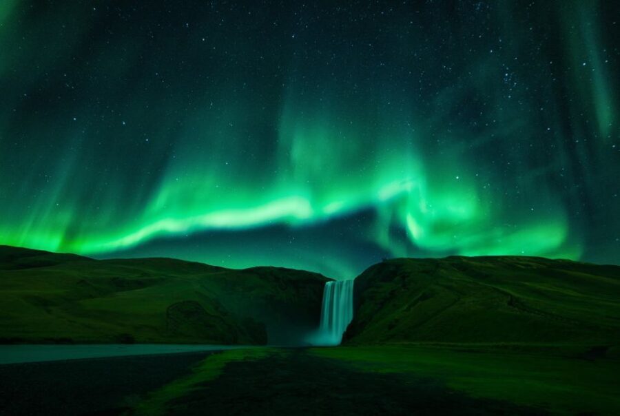 Iceland: South Coast and Northern Lights Tour - Transport, Timing, and Group Size
