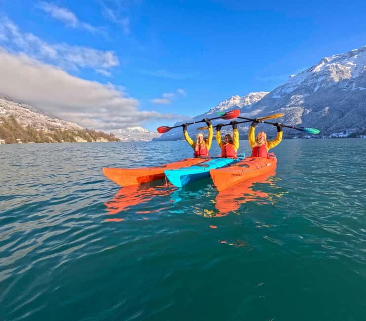 Interlaken: Small-Group Winter Kayak Tour on Lake Brienz - The Itinerary Breakdown