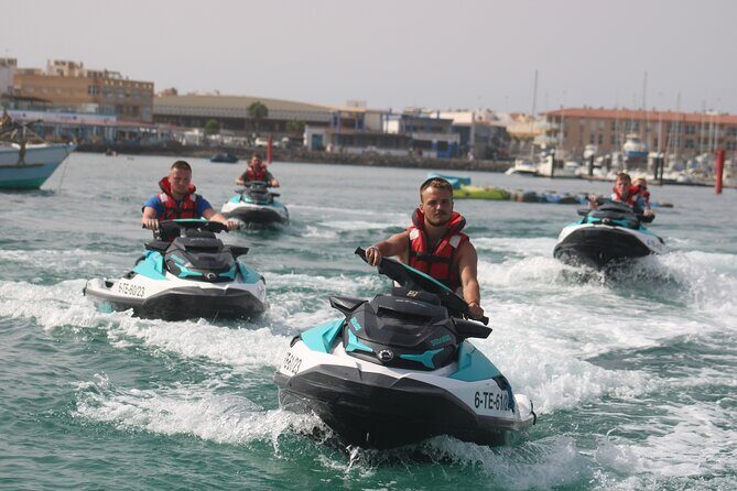 Jet Ski Activity to Lobos Island from Corralejo - The Group Experience and Guides