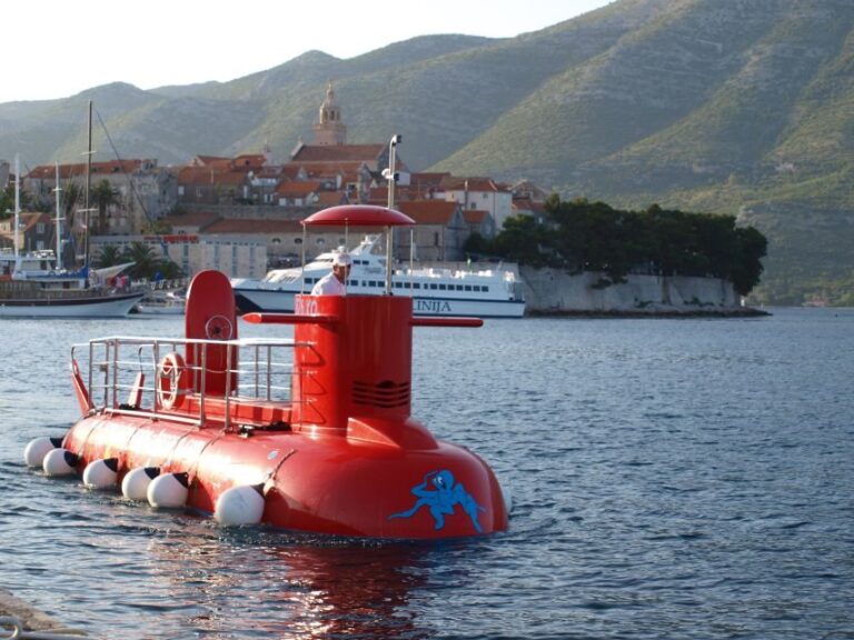 Korcula: Semi-Submarine Tour - What to Expect from the Tour