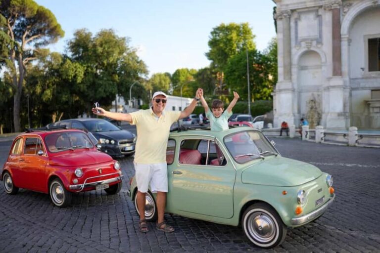 La Dolce Vita: Cruising Rome in a Classic Fiat 500 - What to Expect from the Experience