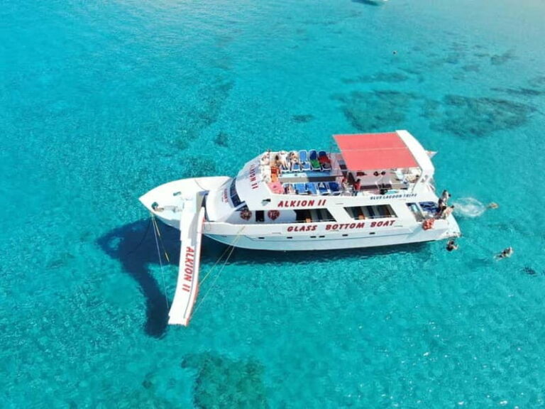 Latchi: Blue Lagoon Glass Bottom Boat Cruise with Drinks - The Itinerary: What to Expect on the Day