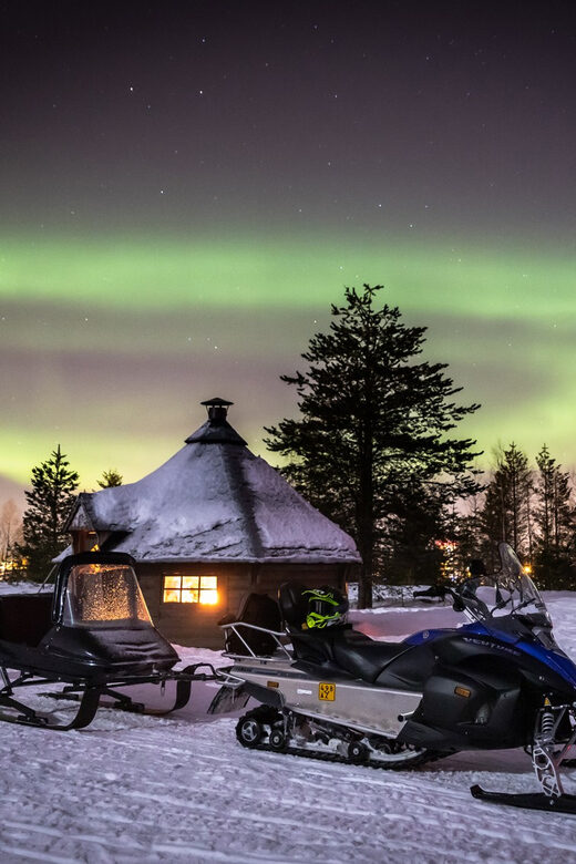 Levi: Snowmobile Northern Lights Hunting Trip - The Stops and Warmth Breaks