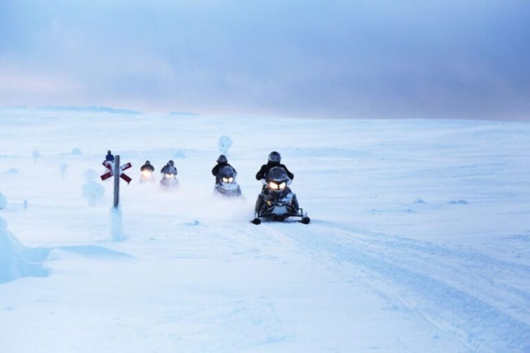 Levi: Snowmobiling Adventure - The Experience of the Trails and Scenic Stops