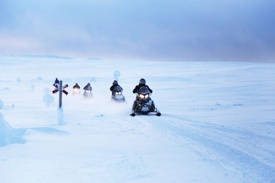 Levi: Snowmobiling Adventure - The Experience of the Trails and Scenic Stops